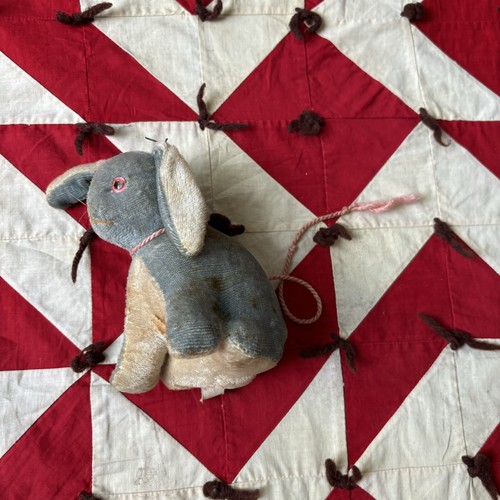 Vintage Made In Japan Stuffed Animal Bunny Cute Blue DistressedのeBay公認 ...