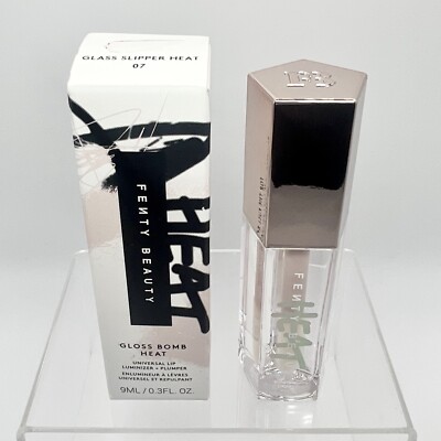 FENTY BEAUTY Gloss Bomb Heat Lip Luminizer Plumper 07 GLASS SLIPPER HEAT eBay