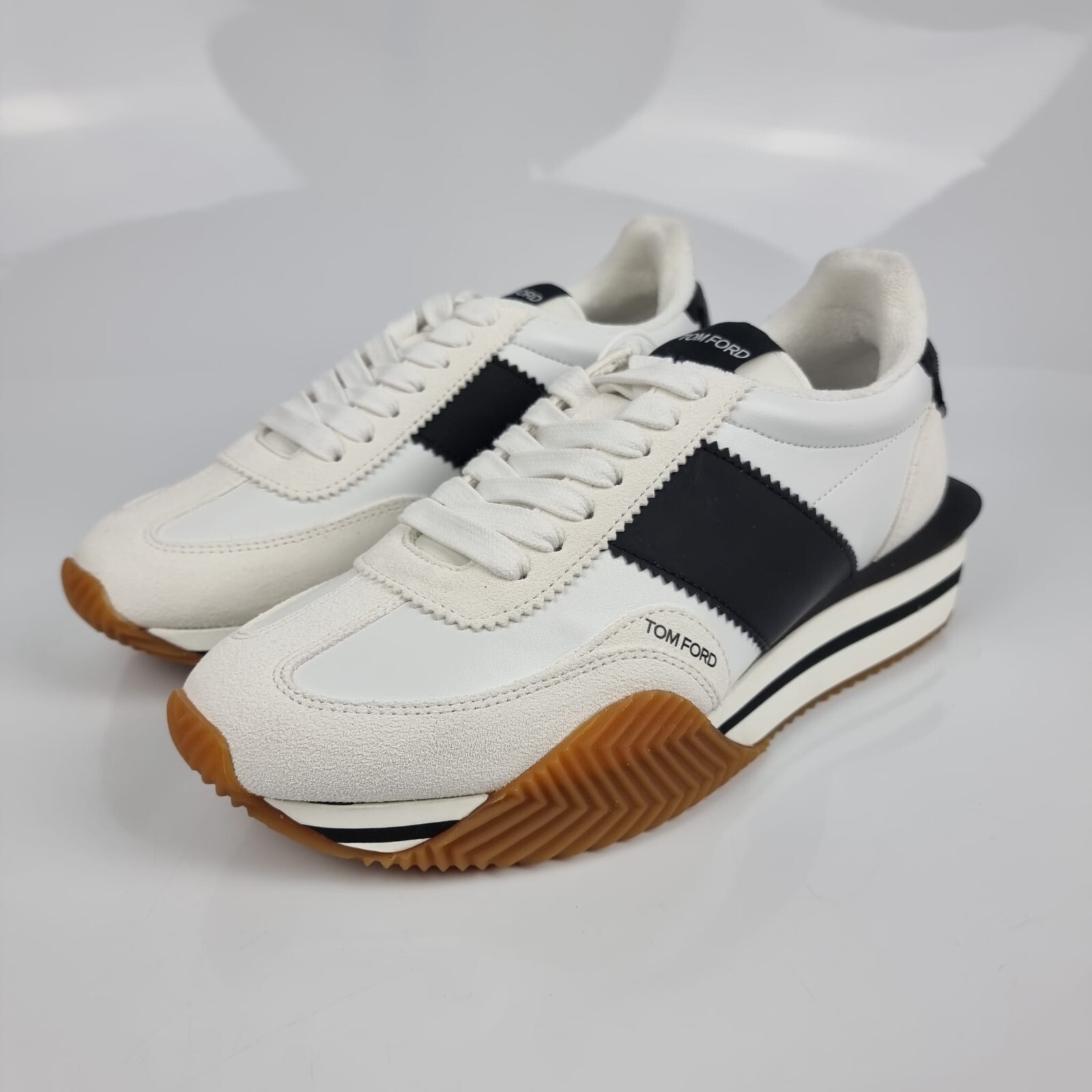 TOM FORD James White/Black Sneakers New | eBay TOM FORD James White/Black Sneakers New | eBay