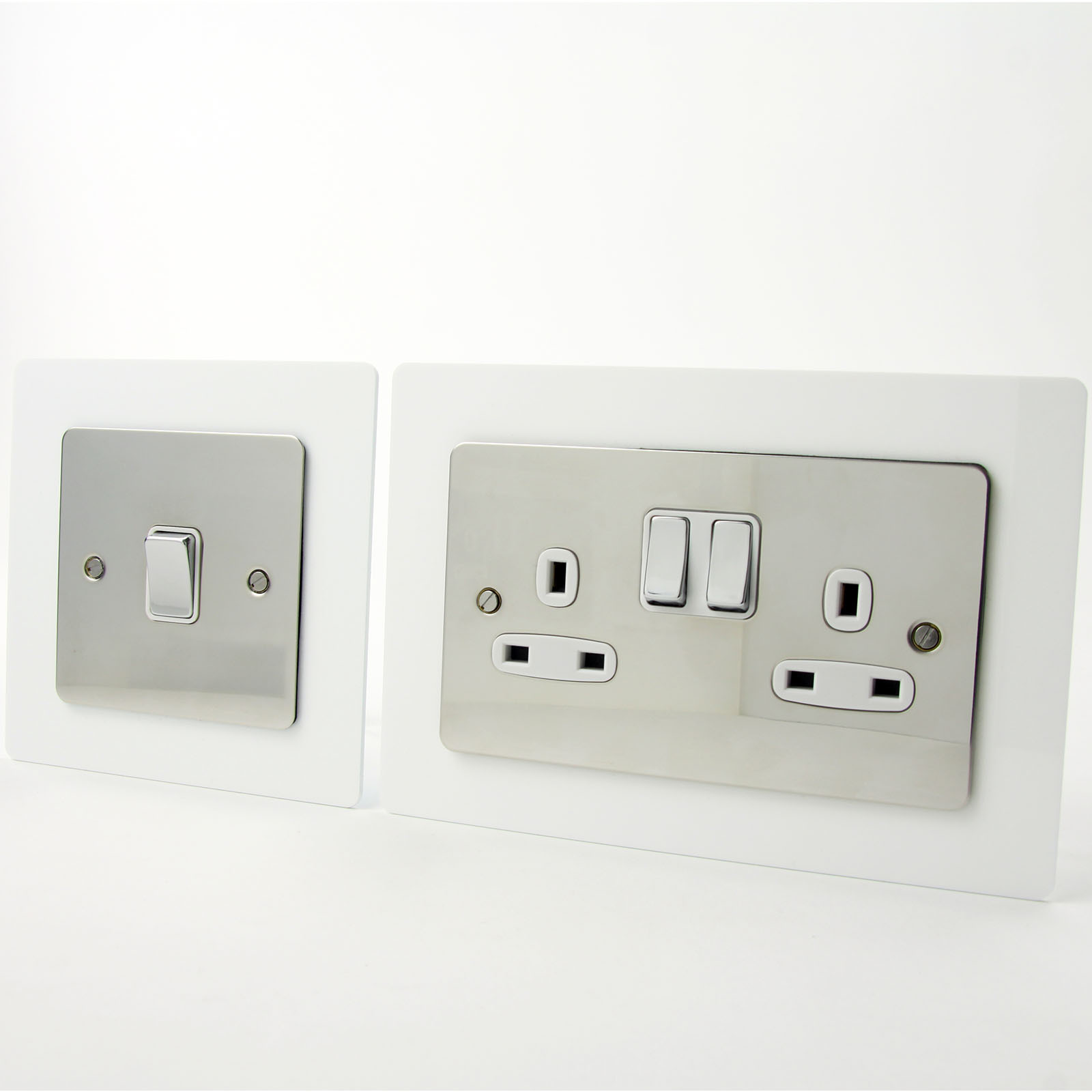 Contrast Slim Light Switch / Socket Surrounds - DDA Building Regs ...