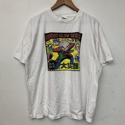 Vintage 90s Voodoo Glow Skull Krillin Dragon Ball Z Anime Vintage 90s Voodoo Glow Skull Krillin Dragon Ball Z Anime