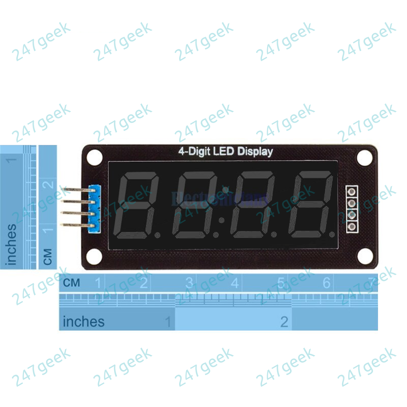 🇬🇧 Tm1637 4 Digit White 056 7 Segment Led Display Module Arduino