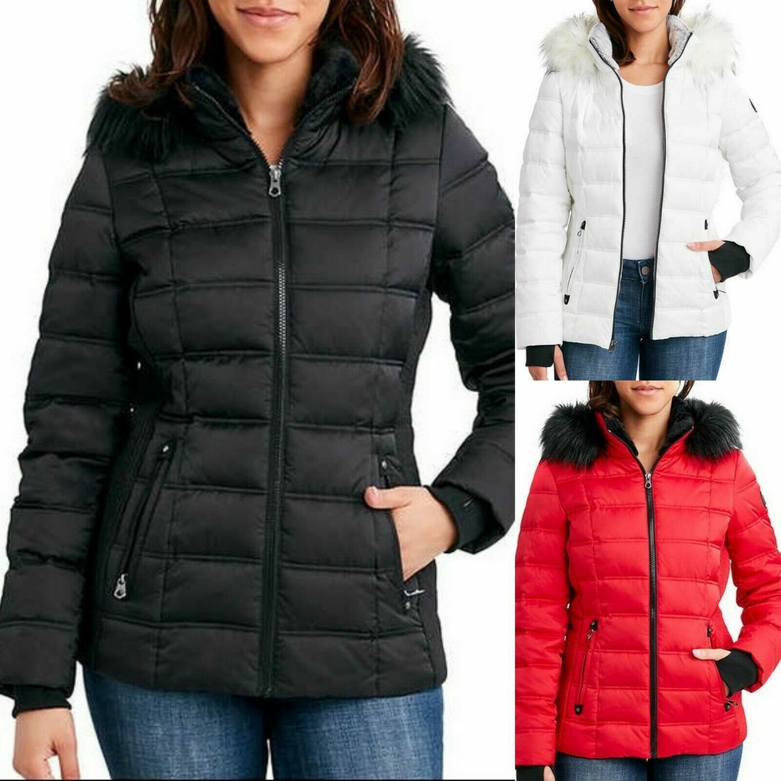 Nautica Women's Light-Weight Seasonal Puffer Jacket with Nautica Women's Light-Weight Seasonal Puffer Jacket with