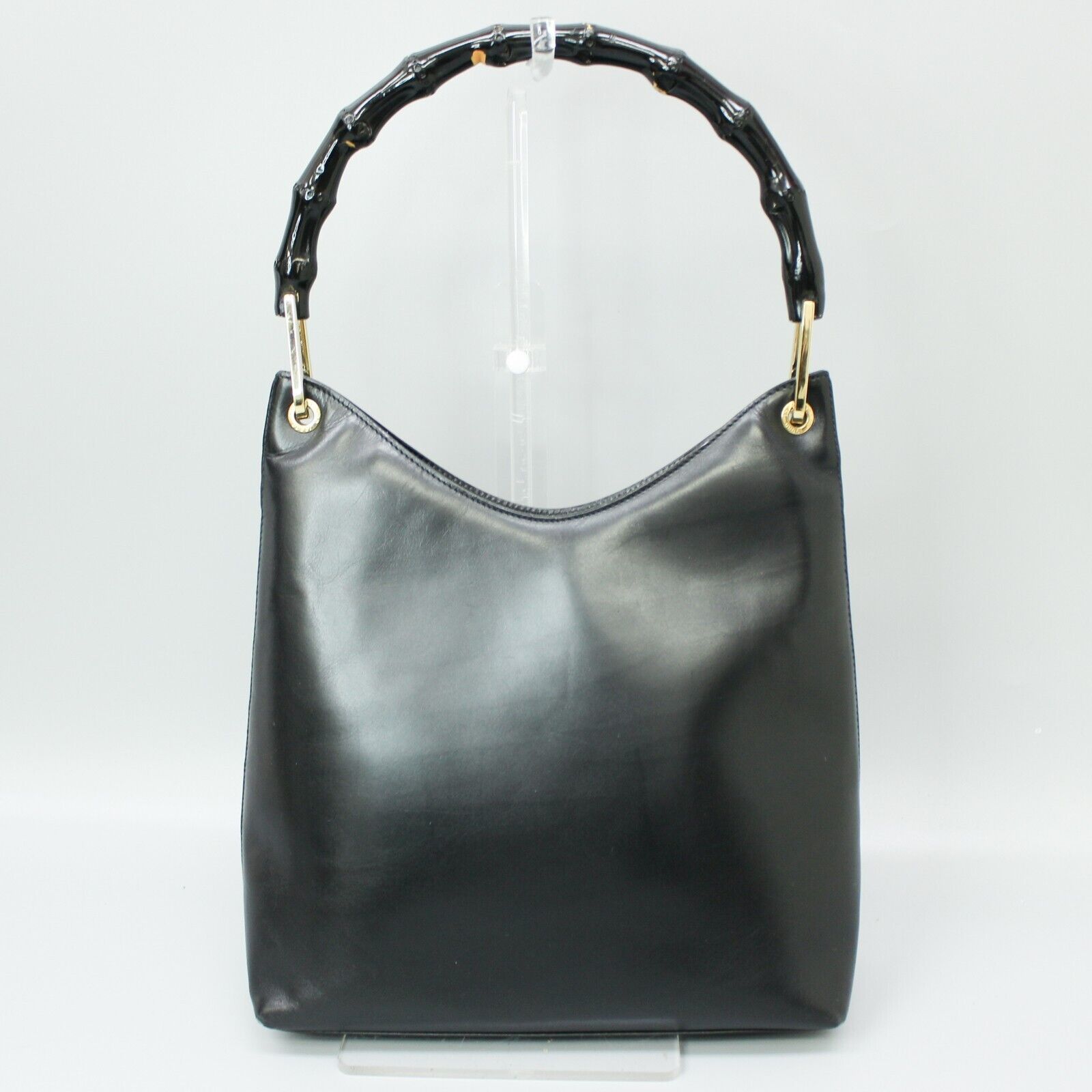 GUCCI Bamboo Leather Hand Bag Black 001 3007 002058 JUNK | eBay GUCCI Bamboo Leather Hand Bag Black 001 3007 002058 JUNK | eBay