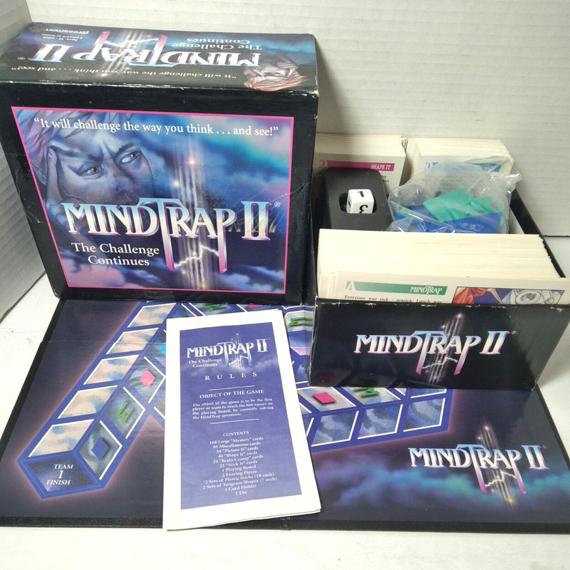 MindTrap II (1997) Board Game – Board Game Guys