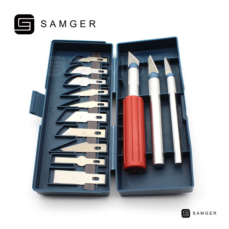 Precision Razor Blade Exacto Cutting Tool Arts Ceaft Hobby Knife Kit S ...