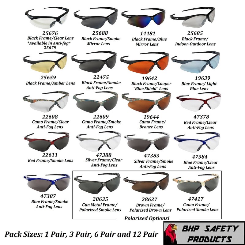 Safety Glasses & Goggles Business & Industrial 3 PR JACKSON NEMESIS ...