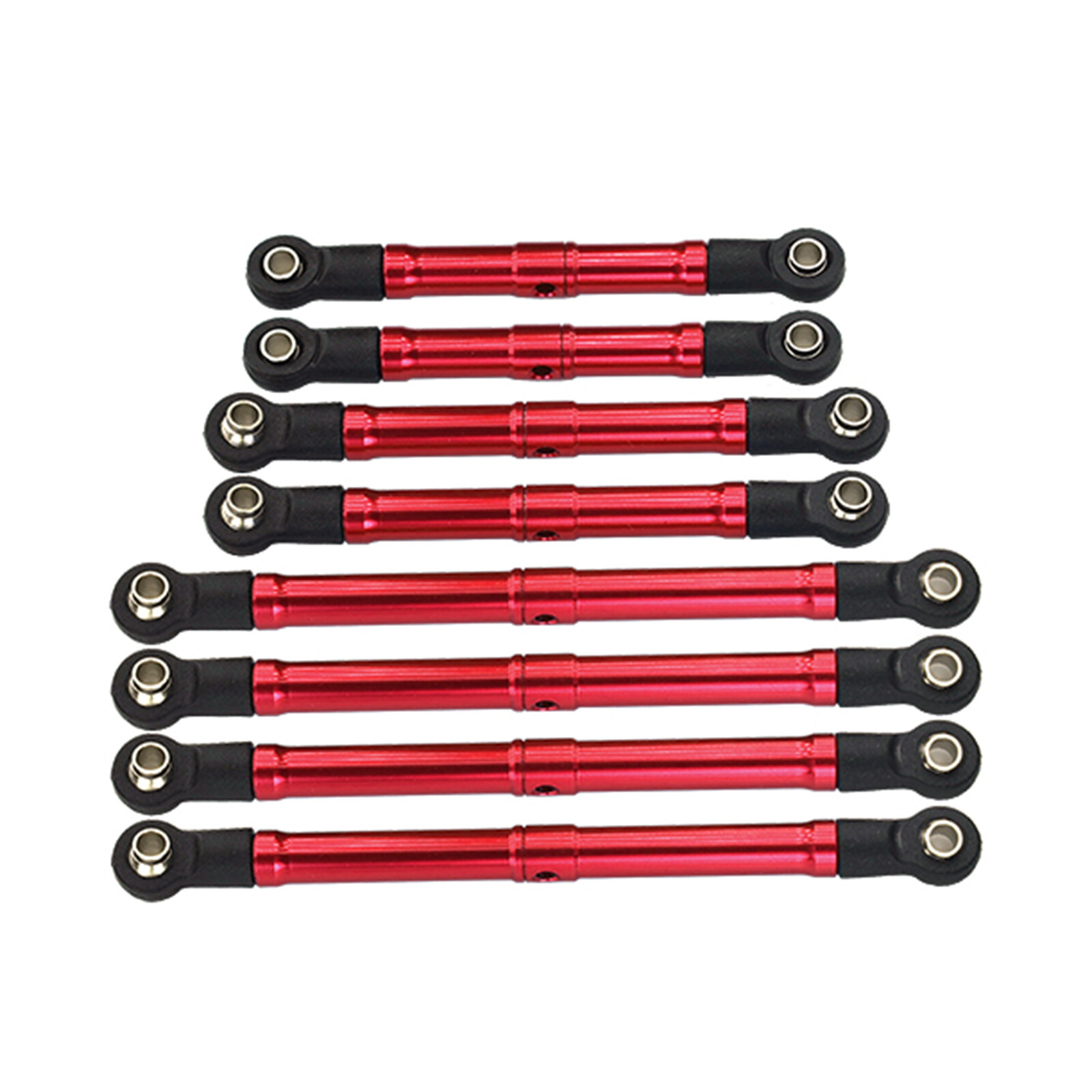 ALU FULL TIE RODS 9742R 9749 For TRAXXAS 1/18 RC TRX-4M MONSTER 97074-1 ...