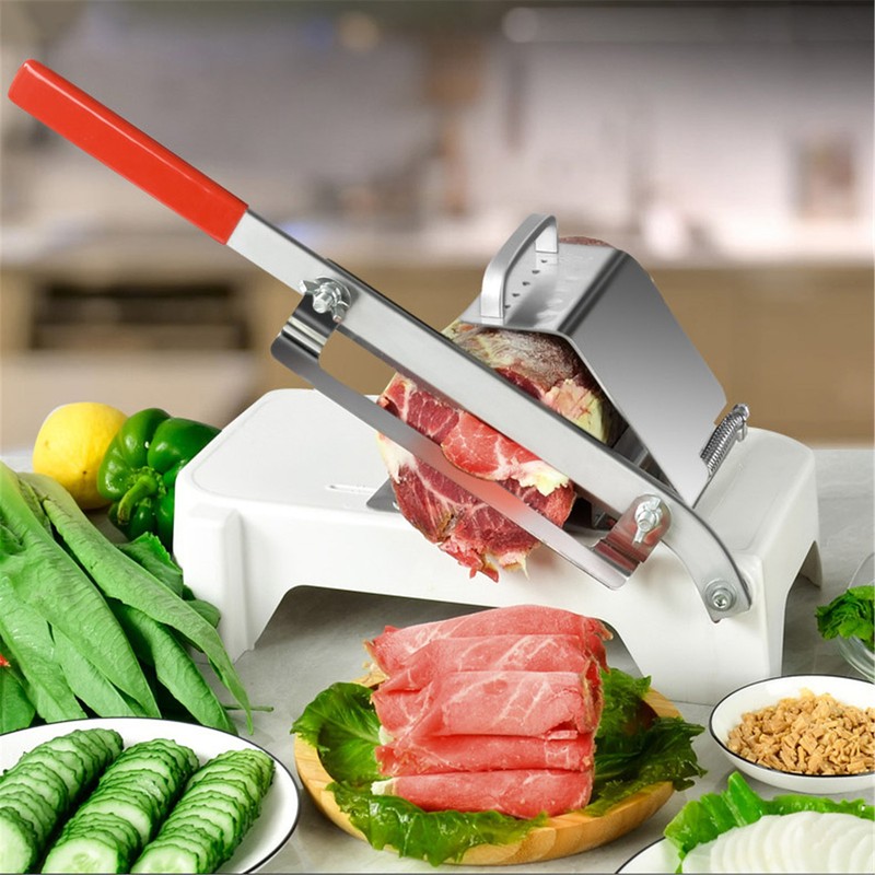 Manual Meat Slicer Beef Mutton Meat Cutter Stainless