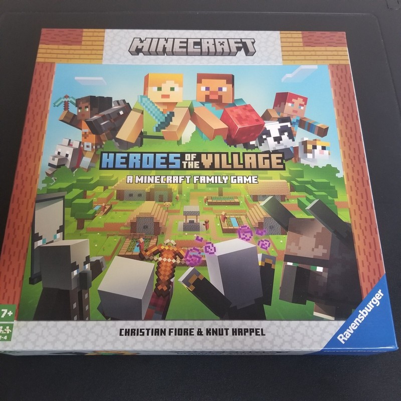 Minecraft: Heroes of the Village (2022) Board Game – Board Game Guys