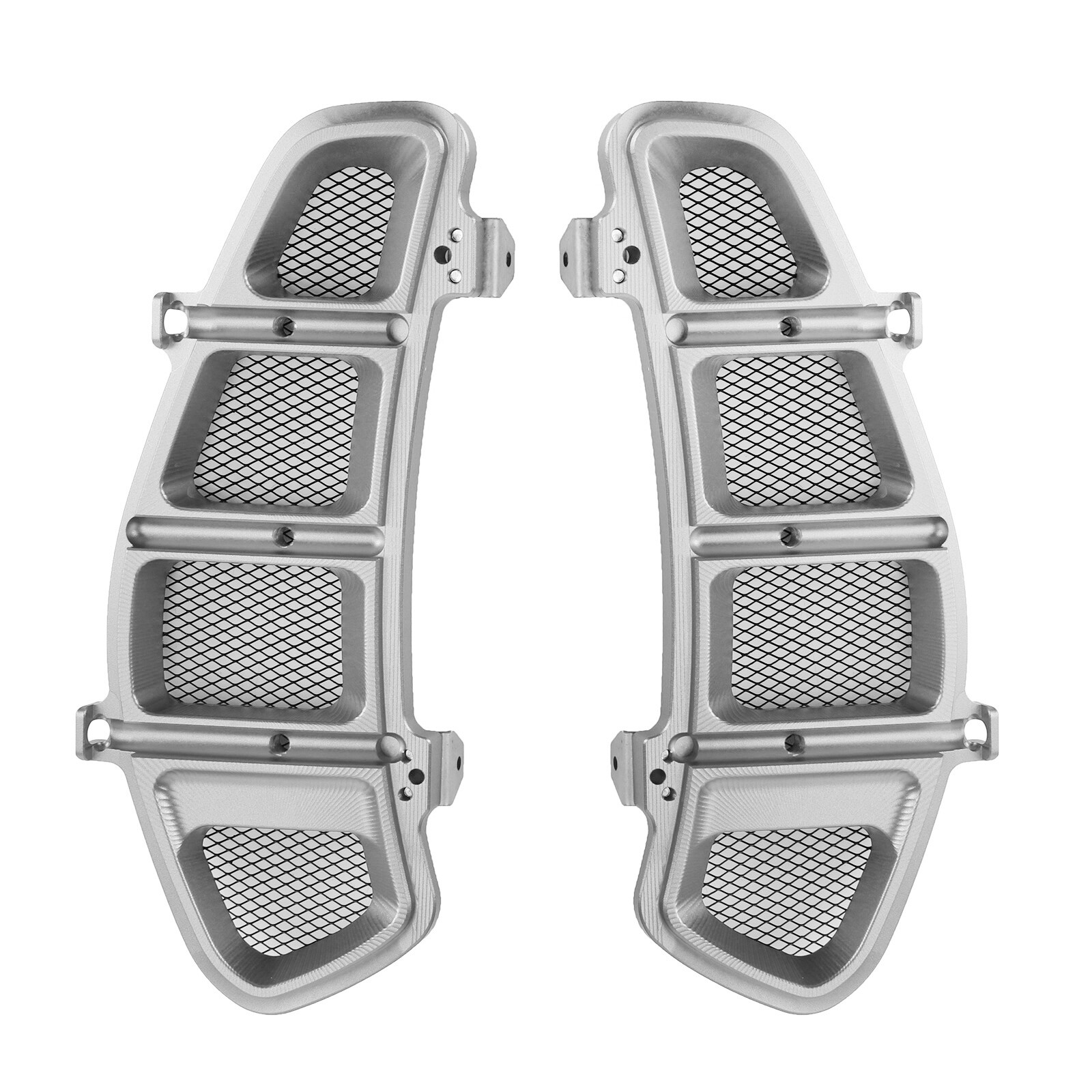 Radiator Guard Cover Protector Stainless Steel Silver For Vespa Gts 250 ...
