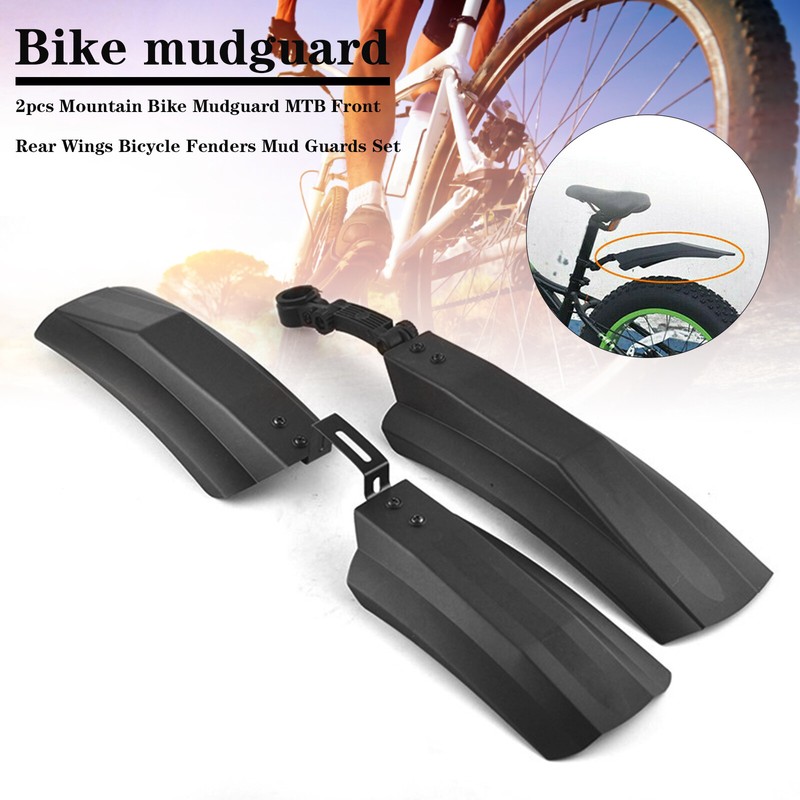 Front And Rear Mudguard Set Fat Tire Bike Fenders Set - Front & Rear ...
