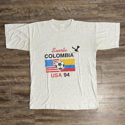 Vintage 1994 FIFA World Cup Suente Columbia Soccer USA T Vintage 1994 FIFA World Cup Suente Columbia Soccer USA T