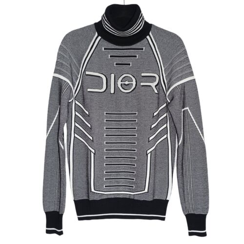 DIOR X SORAYAMA GRAY AND BLACK TURTLENECK SWEATER SIZE S | eBay DIOR X SORAYAMA GRAY AND BLACK TURTLENECK SWEATER SIZE S | eBay