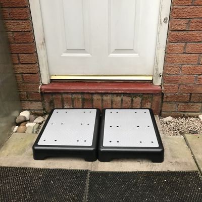 Non Slip Safety Step Stool Bath Kitchen Mobility Aid Handrail Platform ...