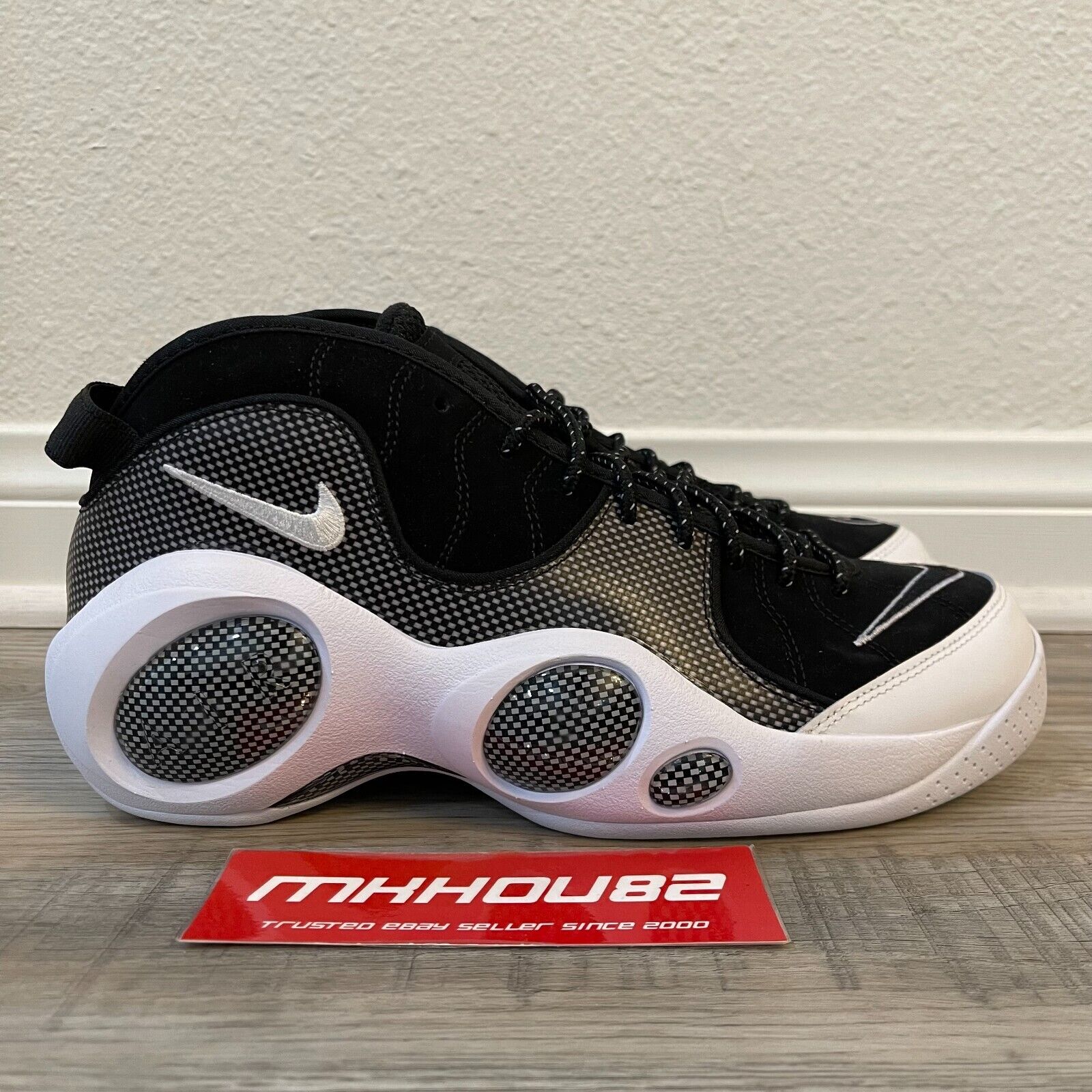 Nike Air Zoom Flight 95 Jason Kidd Basketball Shoes Black Nike Air Zoom Flight 95 Jason Kidd Basketball Shoes Black