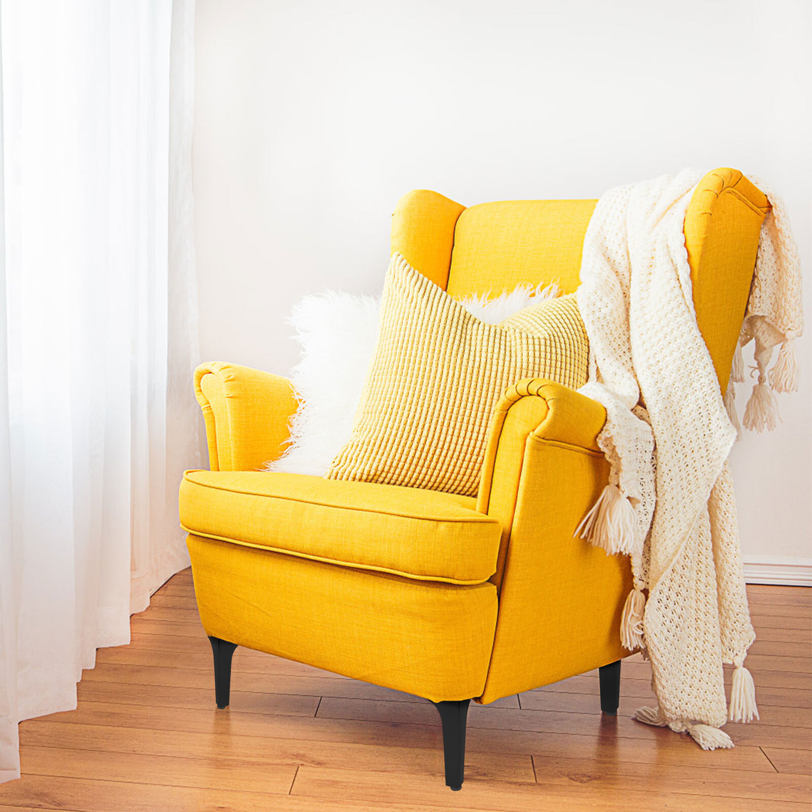 4Pcs Furniture Legs 300LB Strong Triangle Furniture Feet Heavy Duty ...