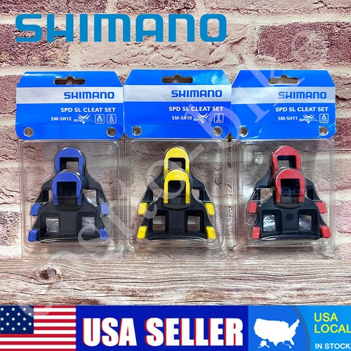 Genuine Shimano SM-SH10/11/12 0/6/2 Degree Float SPD-SL Road