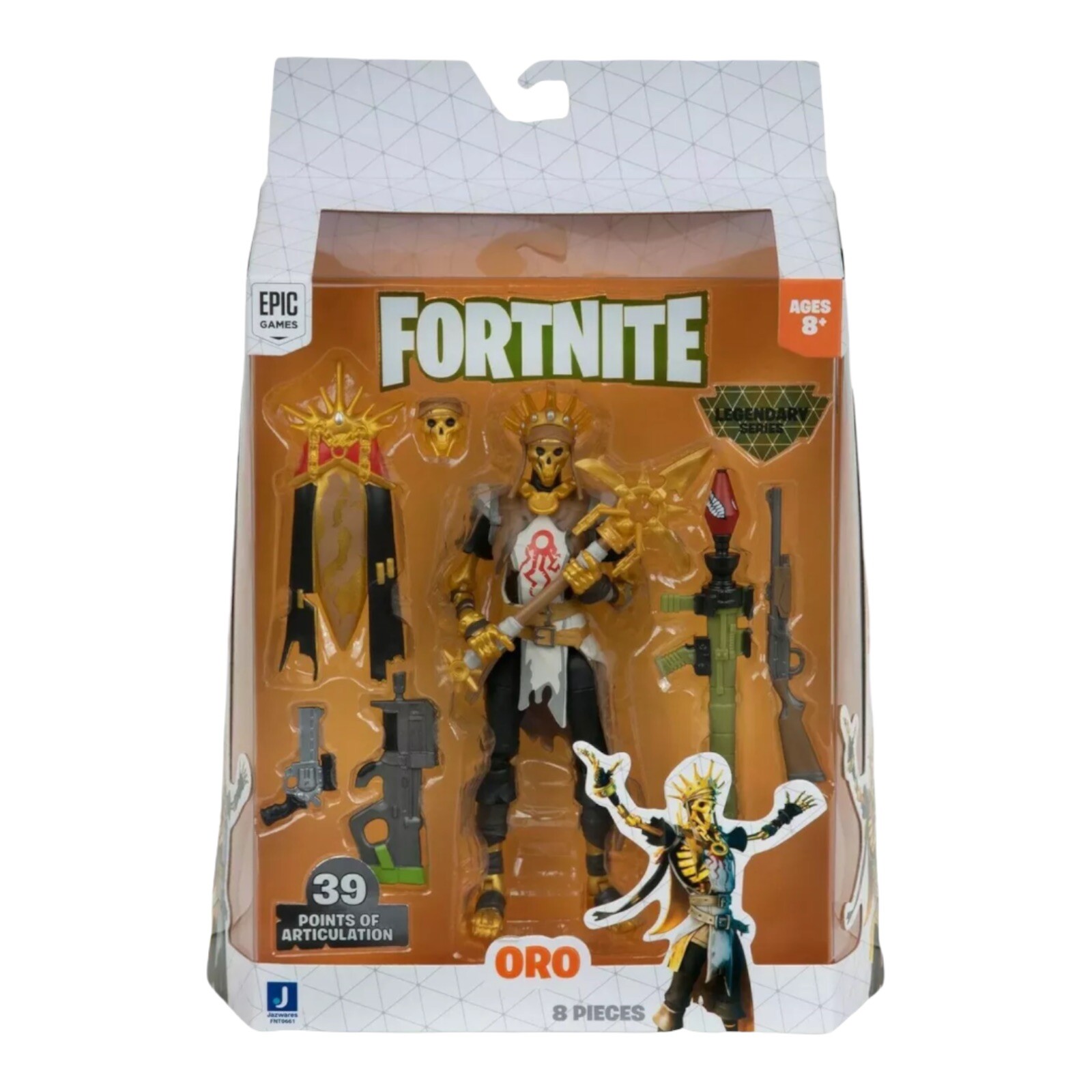 Fortnite Legendary Series 6 Inch ORO Gold Treasure Action Figure Epic Games