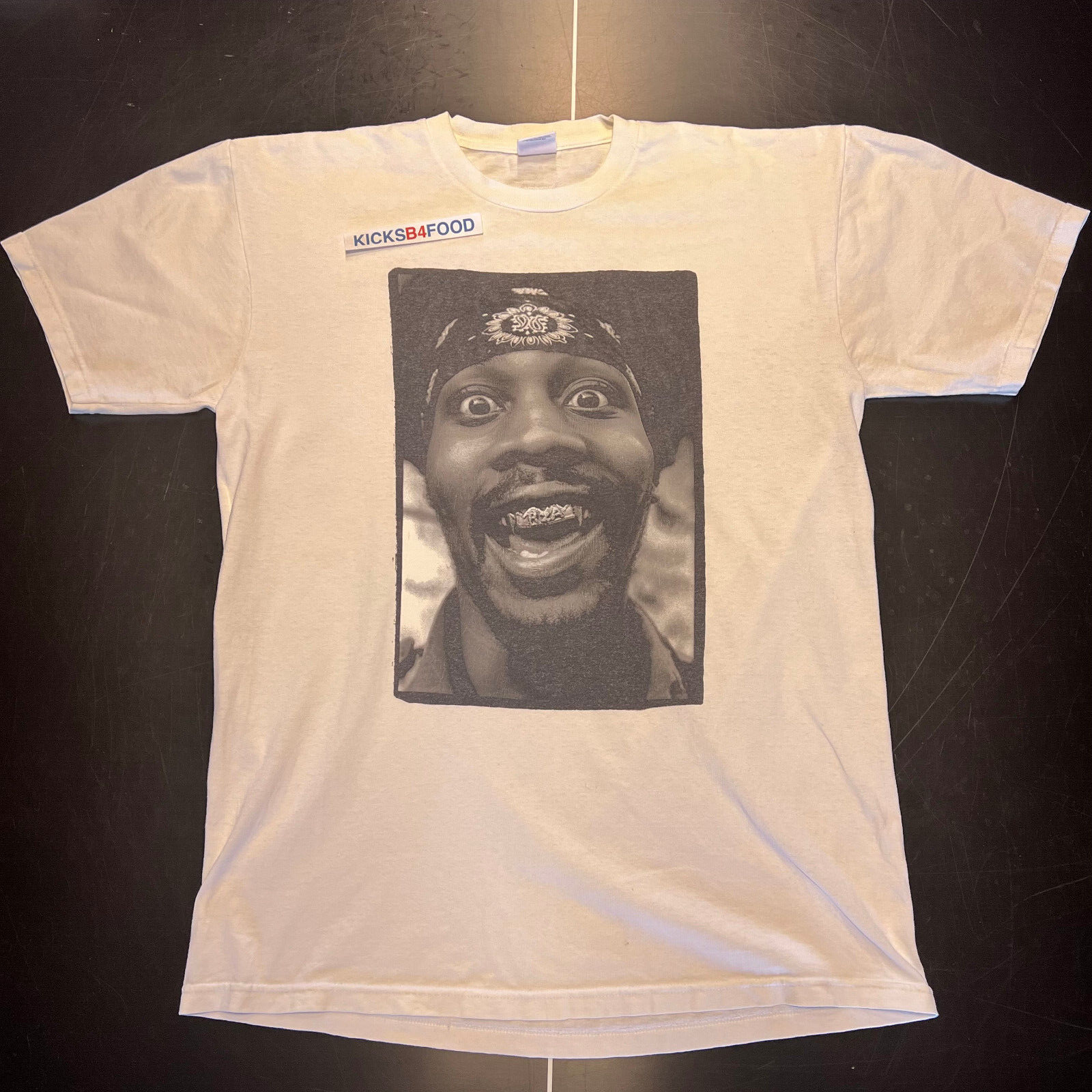 SUPREME NYC 2005 'RZA' Tee LARGE WHITE Box Logo Kate Moss SUPREME NYC 2005 'RZA' Tee LARGE WHITE Box Logo Kate Moss