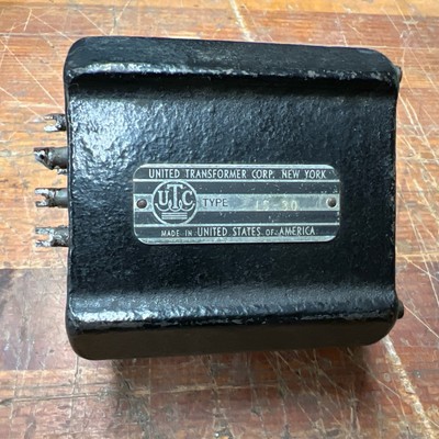 UTC LS-30 Vintage Transformer ,Early Black VersionのeBay公認海外通販｜セカイモン