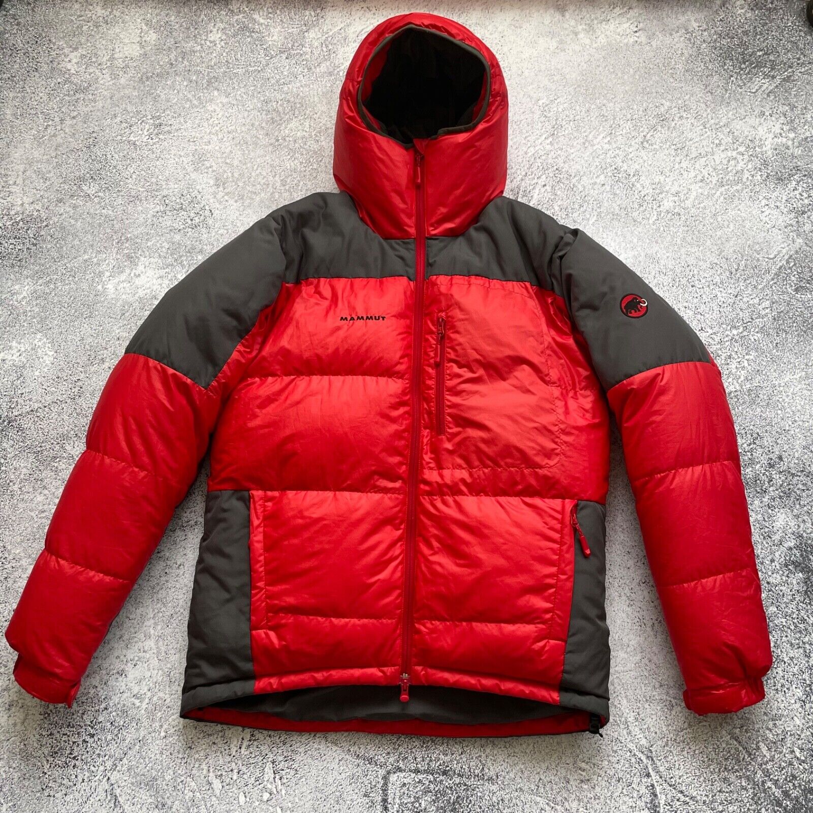Mammut Red Puffer Down Jacket Extremely Cold Conditions Mammut Red Puffer Down Jacket Extremely Cold Conditions