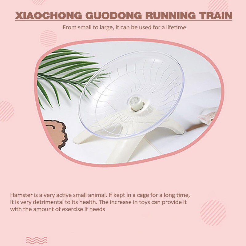 Flat Running Disc Small Animal Flying Saucer Exercise Wheel Hamster Mi ...