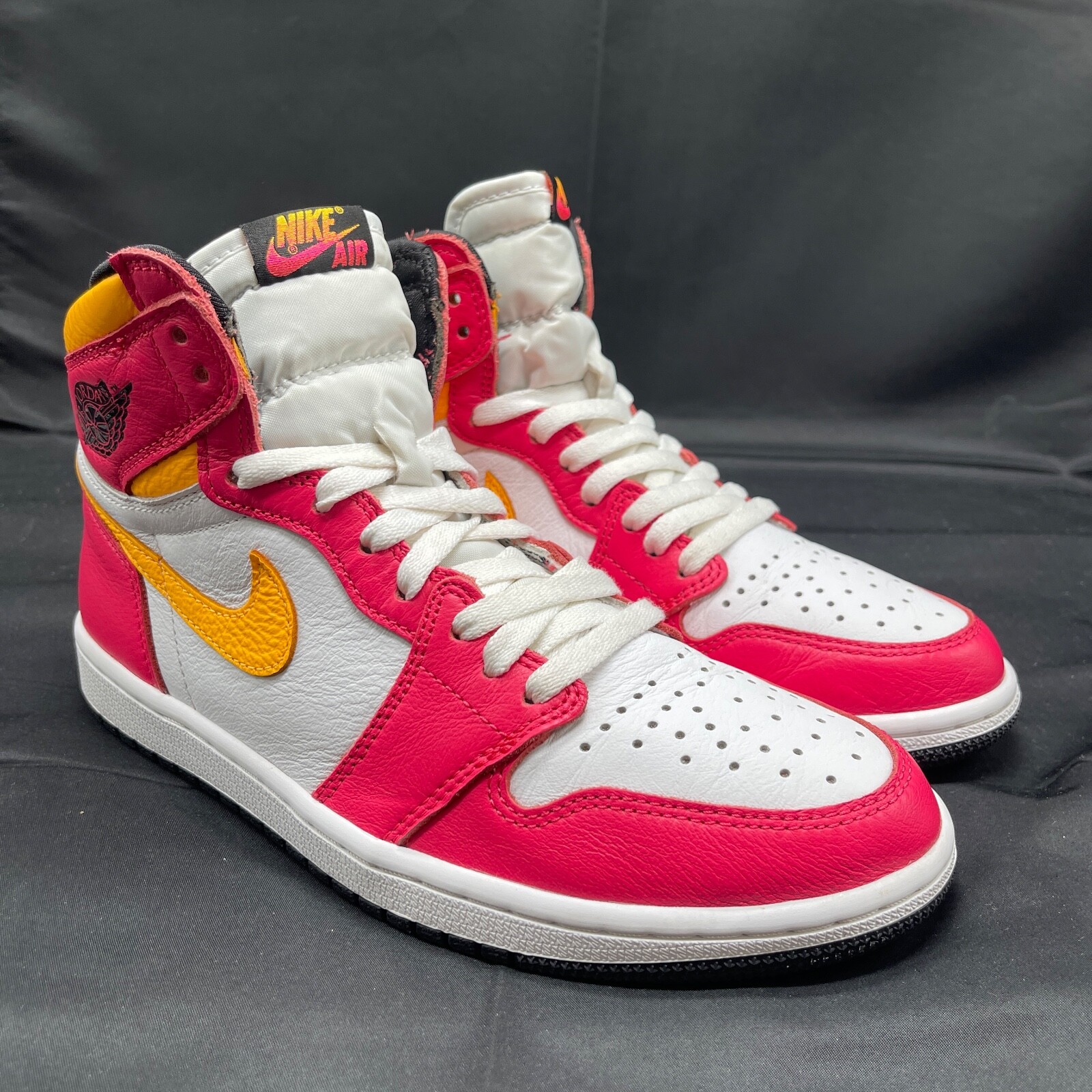 Nike Air Jordan 1 Fusion Light Red 2021 Size 8 (Watch The Nike Air Jordan 1 Fusion Light Red 2021 Size 8 (Watch The
