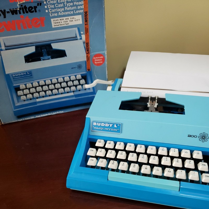 197X Buddy-L Easy Writer 200 on the Typewriter Database