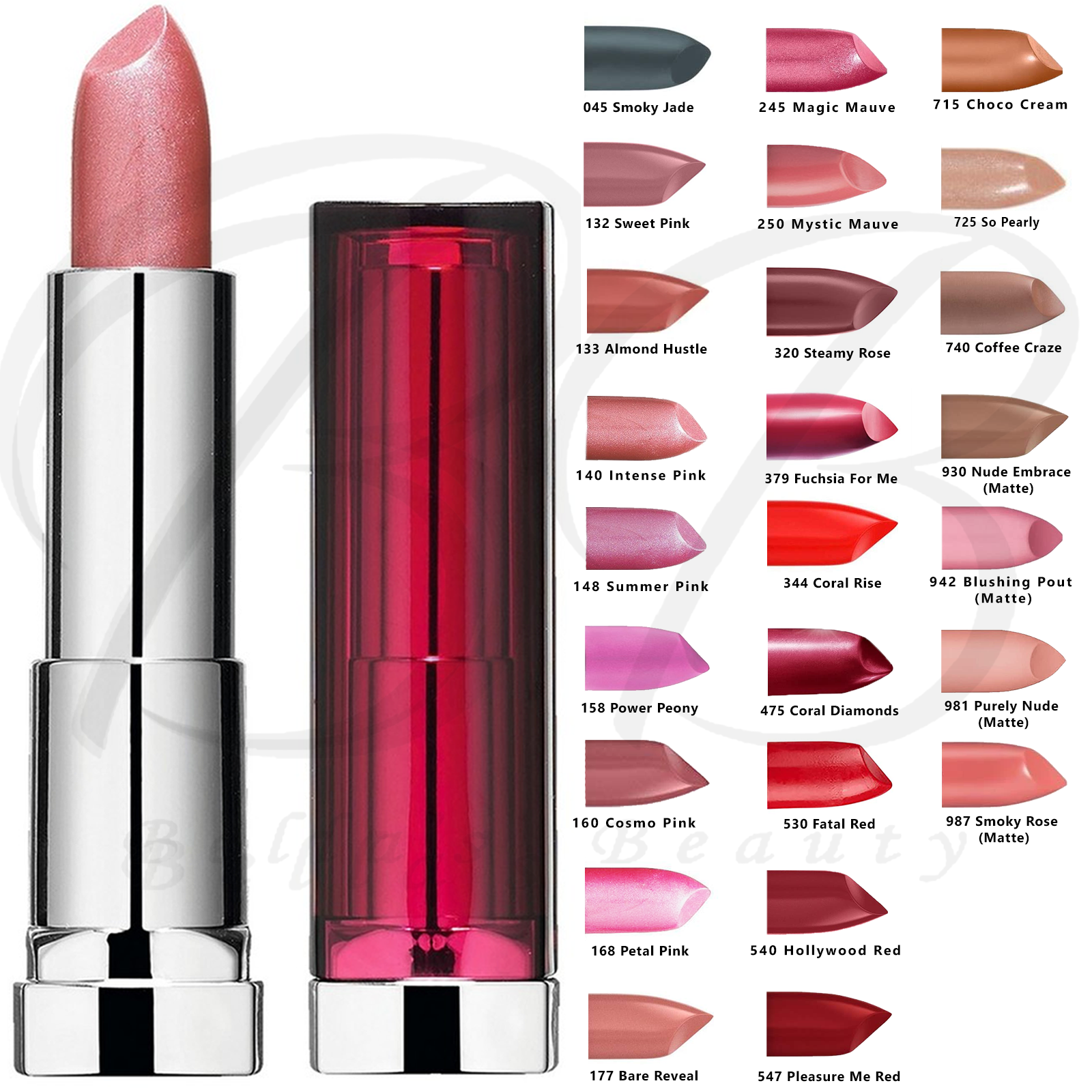 Maybelline Color Sensational Swatches