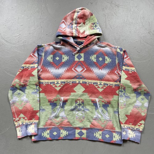 Polo Ralph Lauren Vintage Beacon Style Southwestern Blanket Indian Print HoodieのeBay公認海外通販｜セカイモン