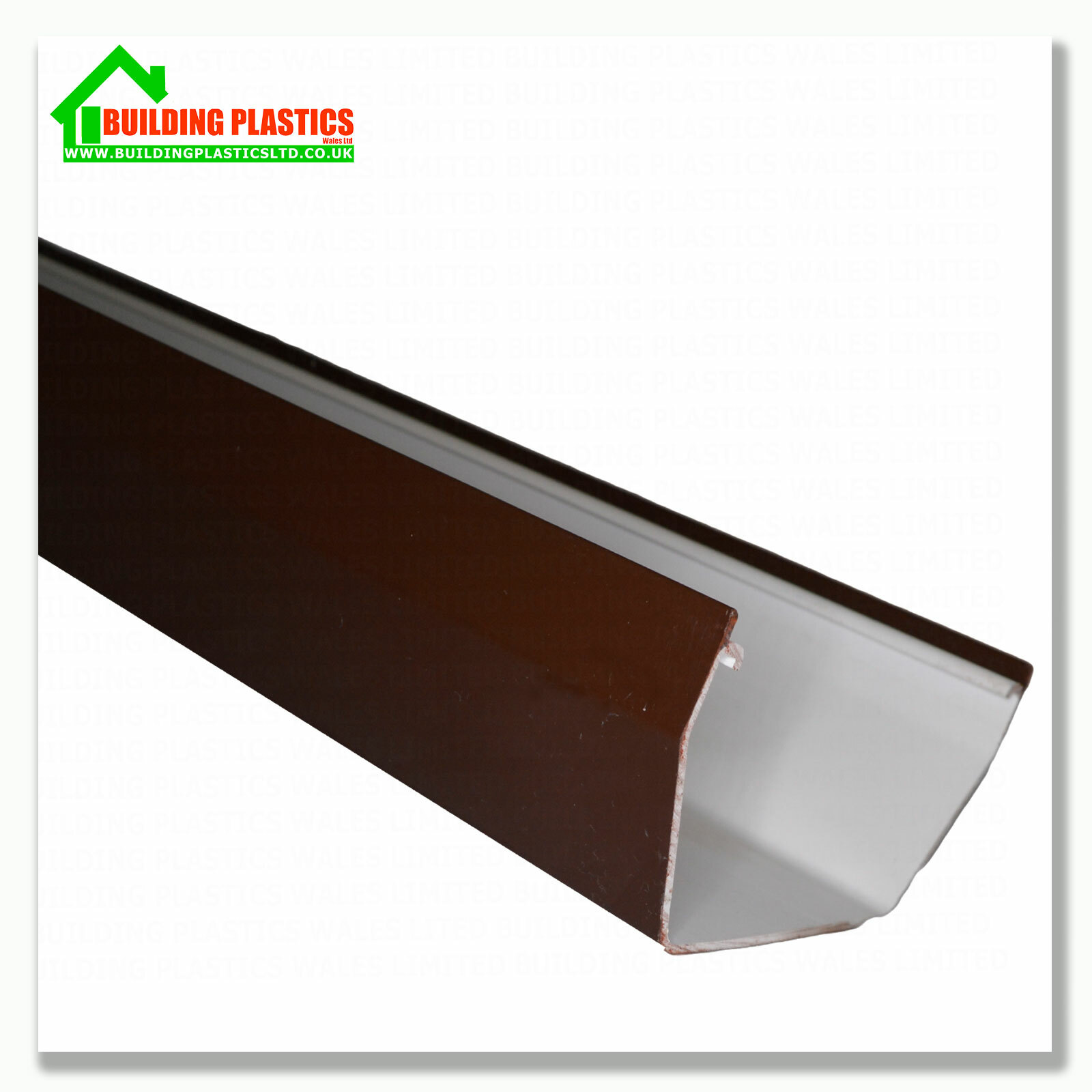 SQUARE LINE GUTTERING & FITTINGS BROWN | 114mm SYSTEM| FREEFLOW | eBay