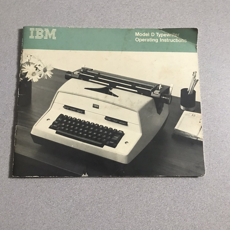 1976 IBM Model D on the Typewriter Database