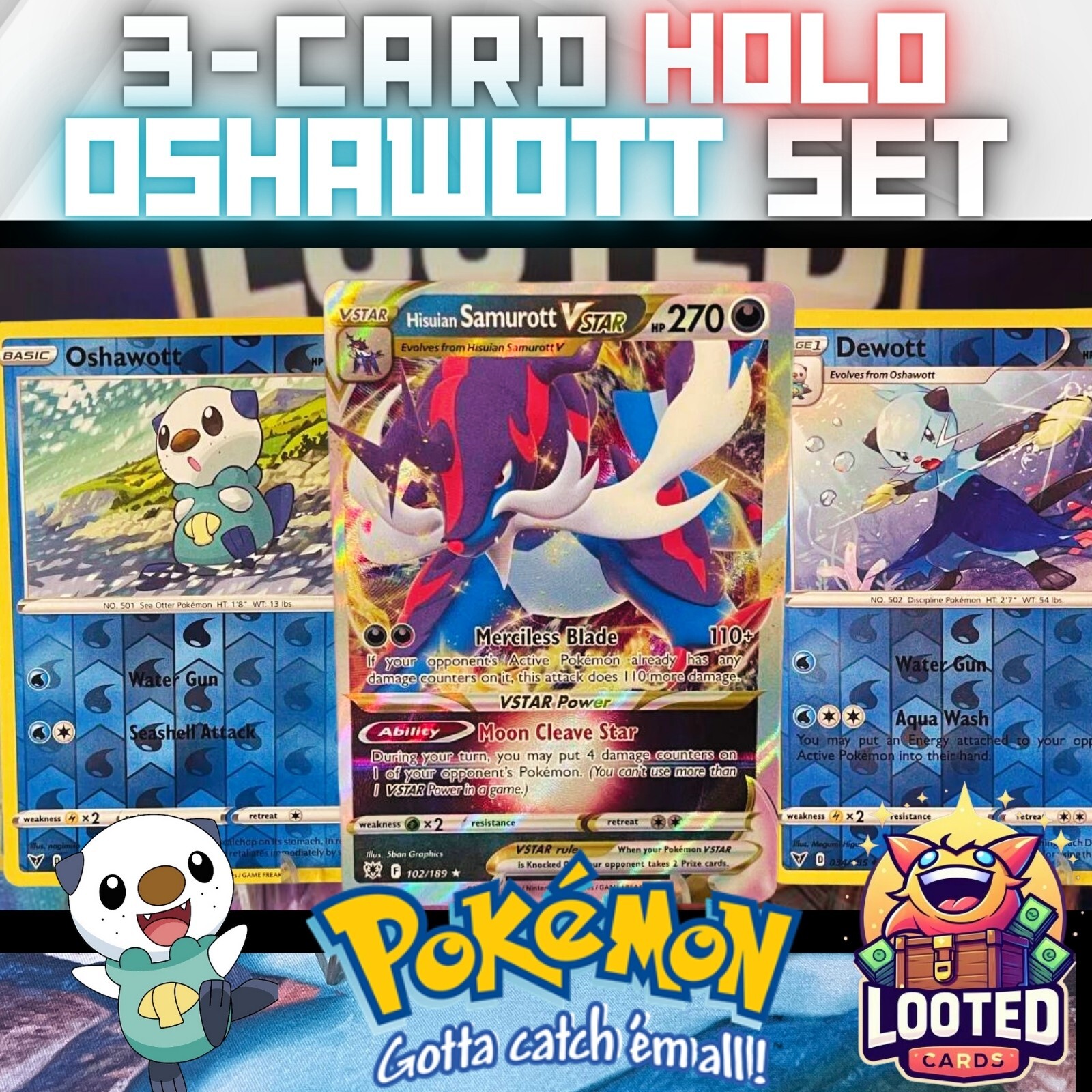 Cartao Pokemon Oshawott