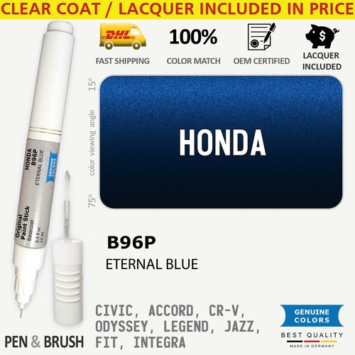 B96p Touch Up Paint For Honda Blue Civic Accord Cr V Odyssey Legend ...