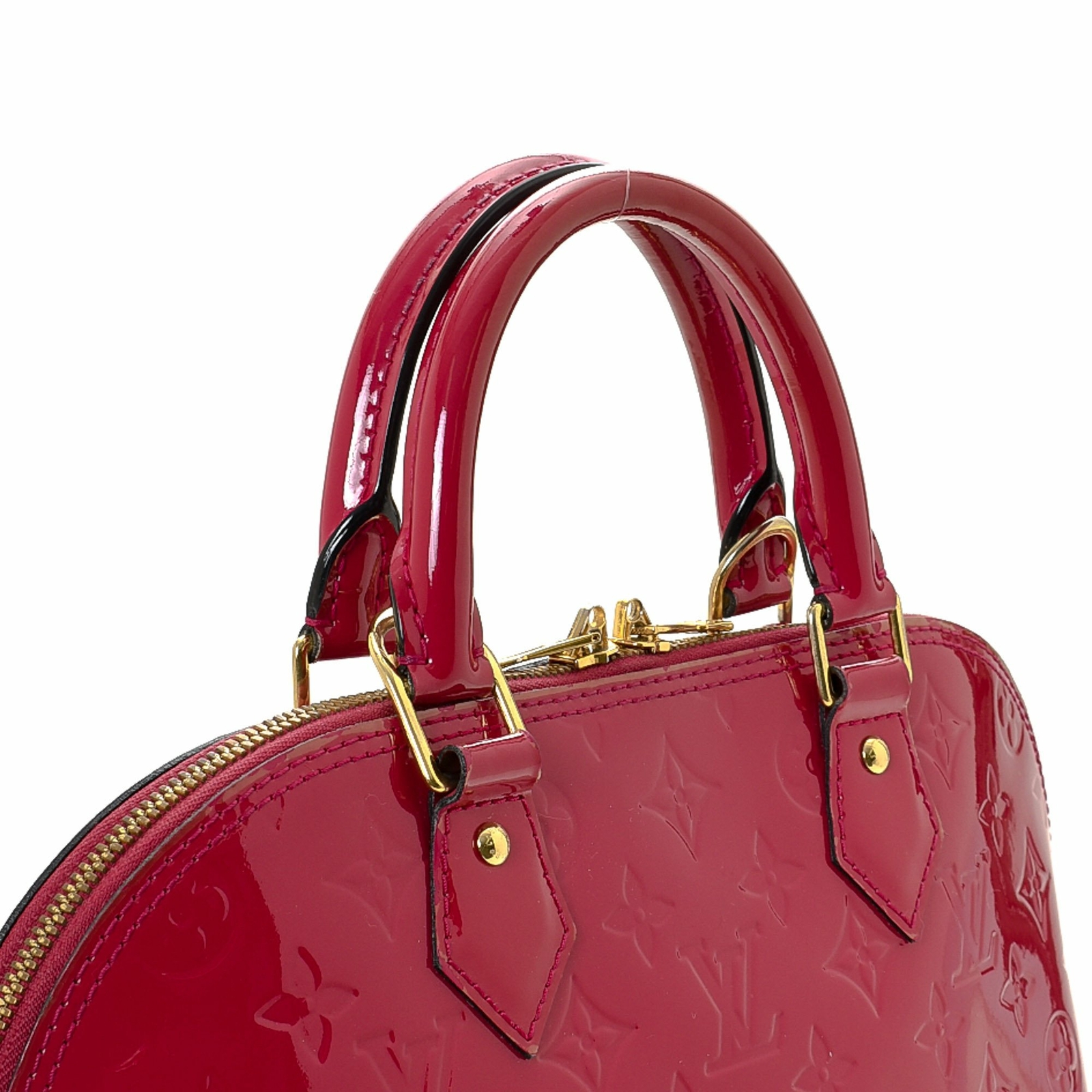 Louis Vuitton Alma Red Patent Leather | semashow.com