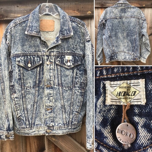 Vintage Hoko Jeans Jacket Designed By Hoko New York Acid Vintage Hoko Jeans Jacket Designed By Hoko New York Acid