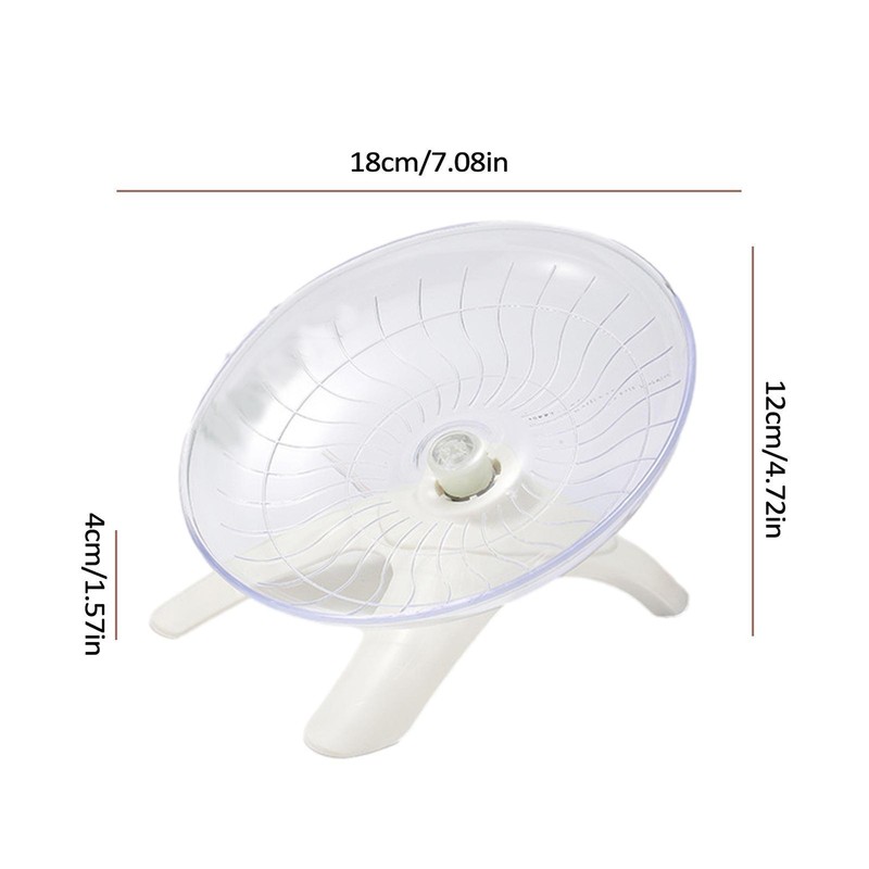 Flat Running Disc Small Animal Flying Saucer Exercise Wheel Hamster Mi ...