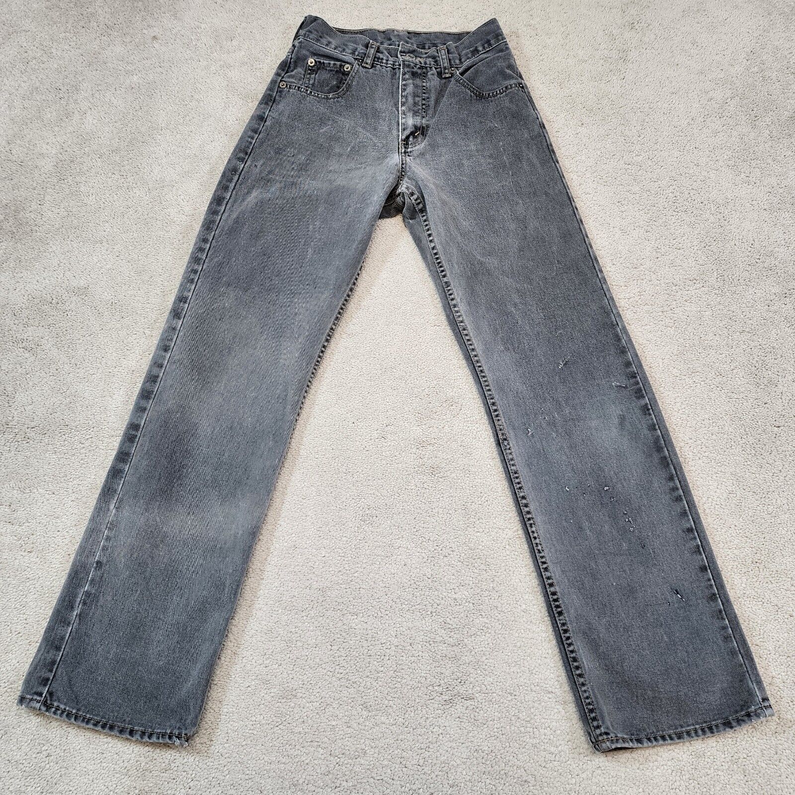 Levi's Mens Straight Leg Gray 25X29 PCL 600C 90s Vintage Levi's Mens Straight Leg Gray 25X29 PCL 600C 90s Vintage