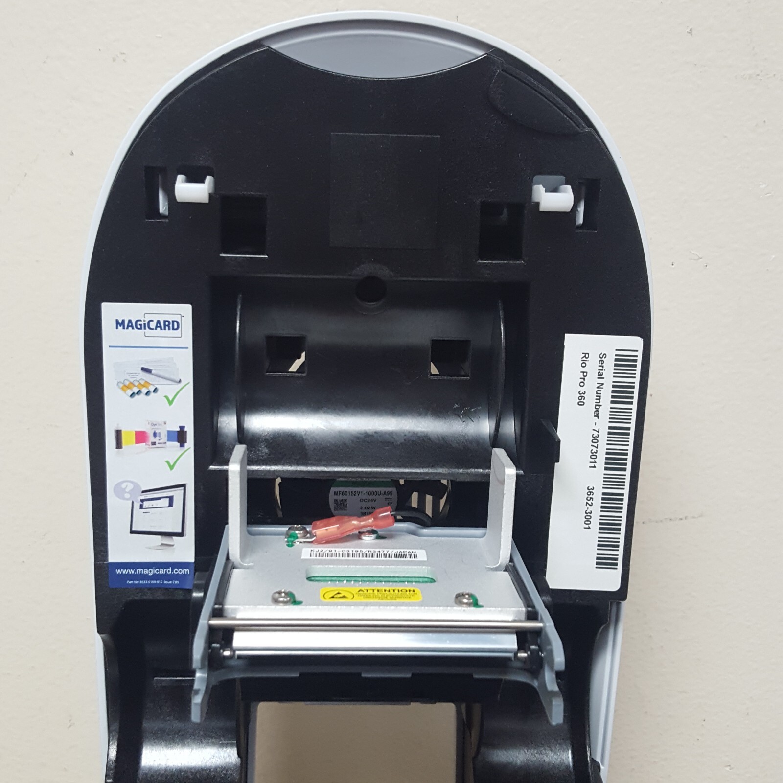 Magicard ID Card Color Printer Rio Pro 360 (No PwrCrd,USB,Hopper,Stack ...