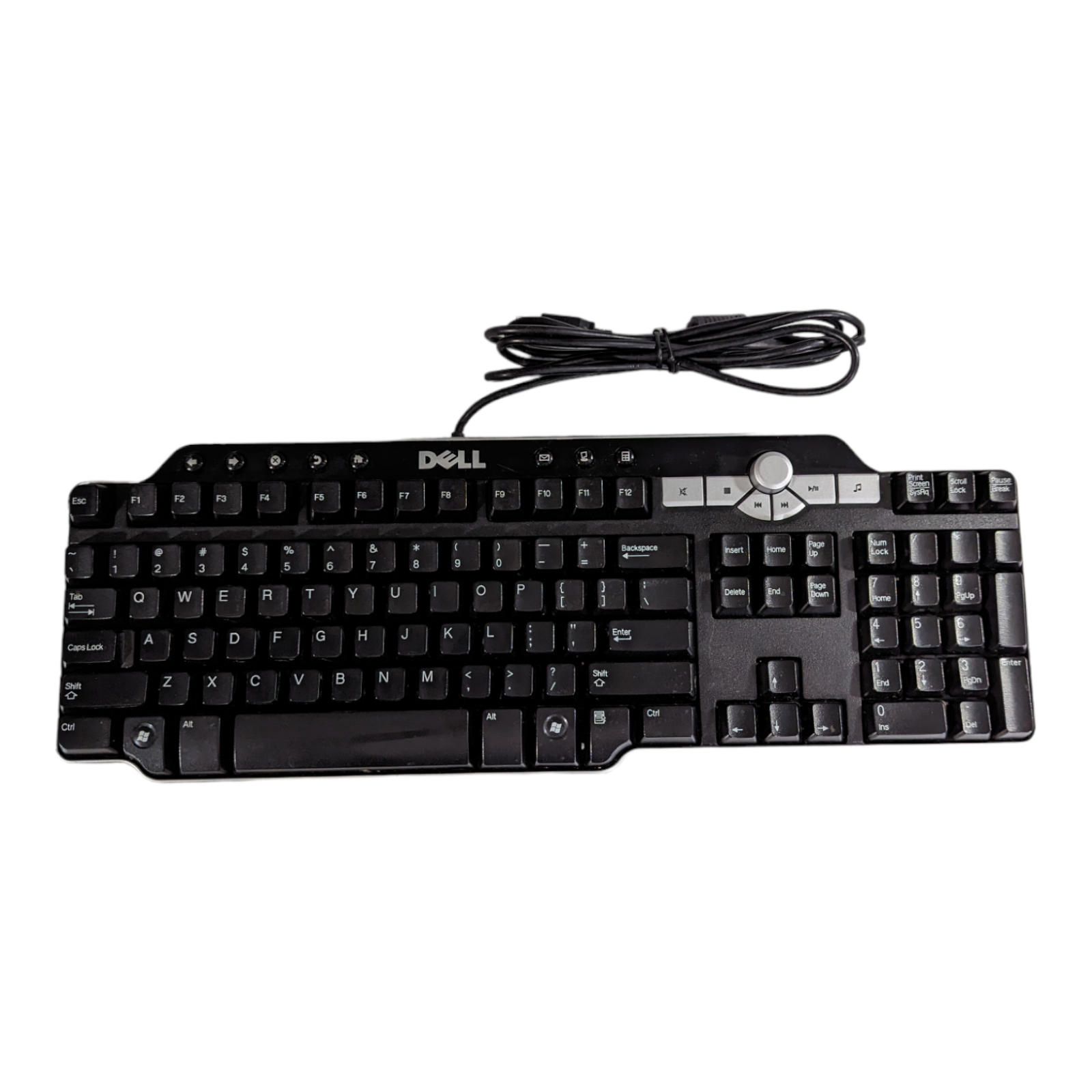 Dell OEM Multimedia Wired Keyboard 2 Port USB TH836 SK-8135 Y-UK-DEL1 ...