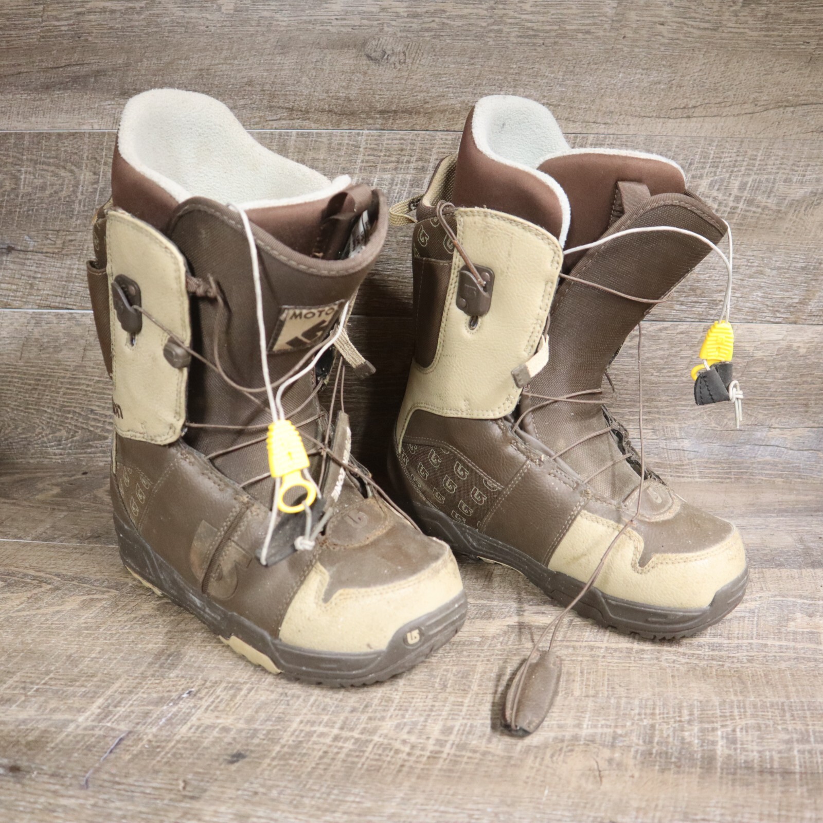 NEW: Burton Moto Brown Imprint 1 Snowboard Boots Size USA NEW: Burton Moto Brown Imprint 1 Snowboard Boots Size USA