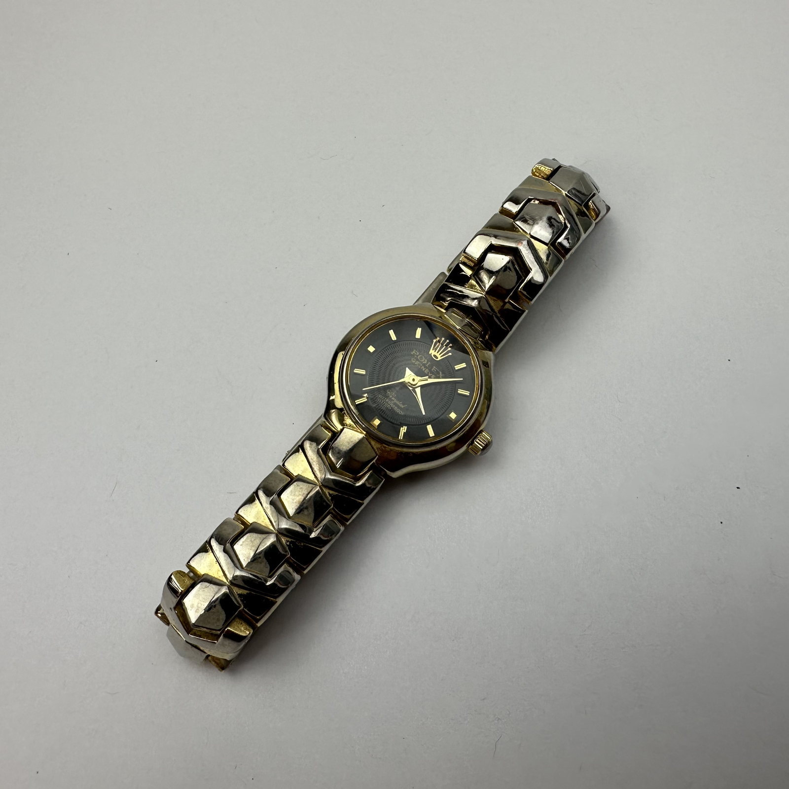 Excellent Vintage Rolex Crystal Black Geneve Watch Max Excellent Vintage Rolex Crystal Black Geneve Watch Max