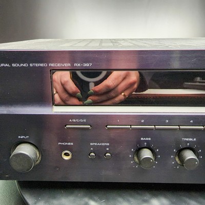 Yamaha RX-397 Natural Sound Stereo Receiver Home Theater Audio Compone ...