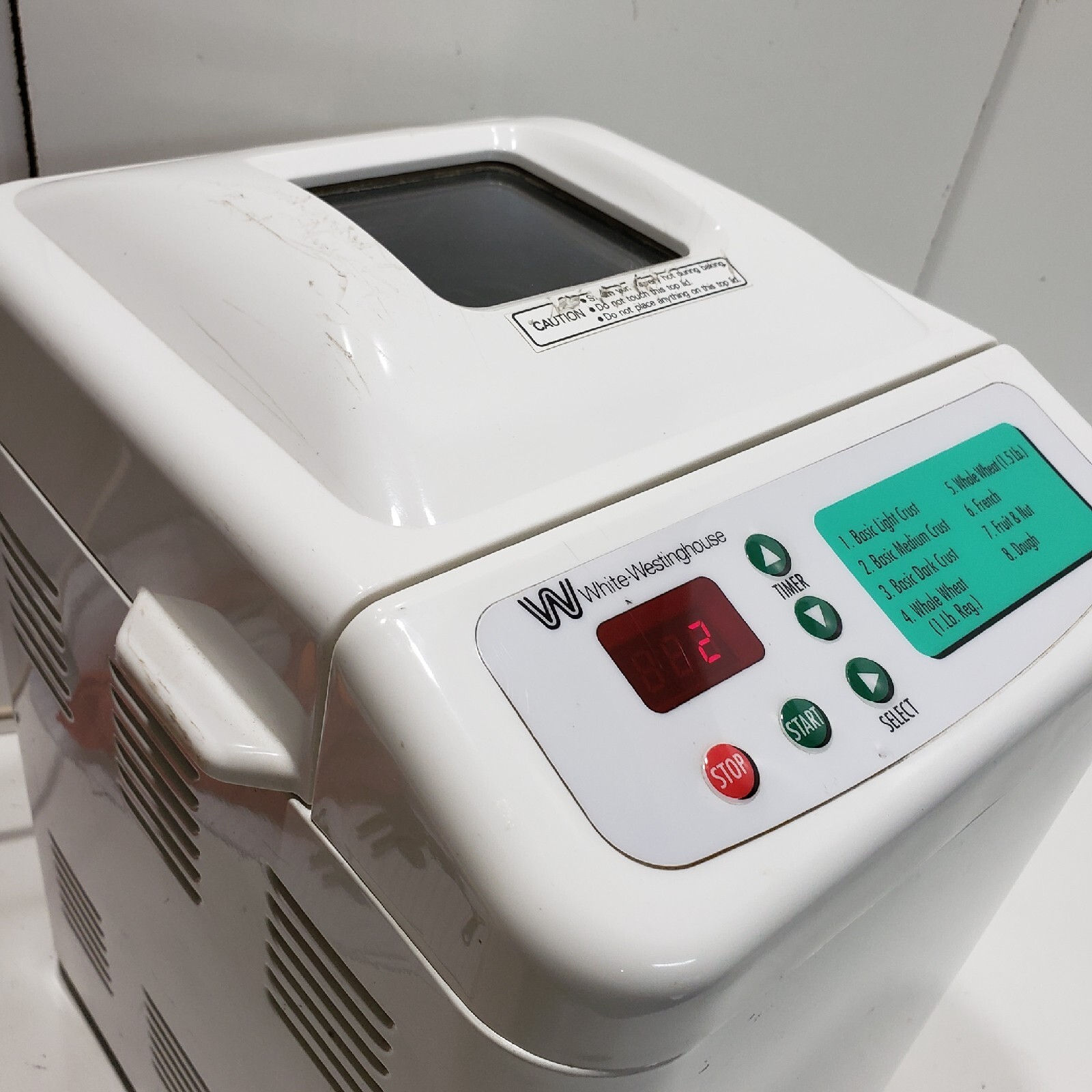 White Westinghouse Automatic Bread Maker Model WTR 4400 Wheat 1.5 Loaf 295769459484 eBay Megazakaz