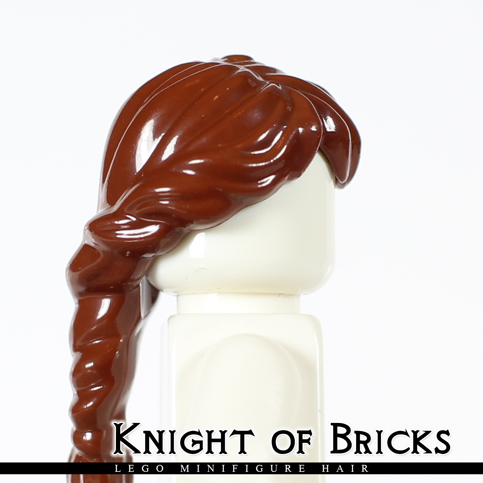 LEGO Minifigure Hair BROWN 88286 Female Girl Ponytail Long French ...