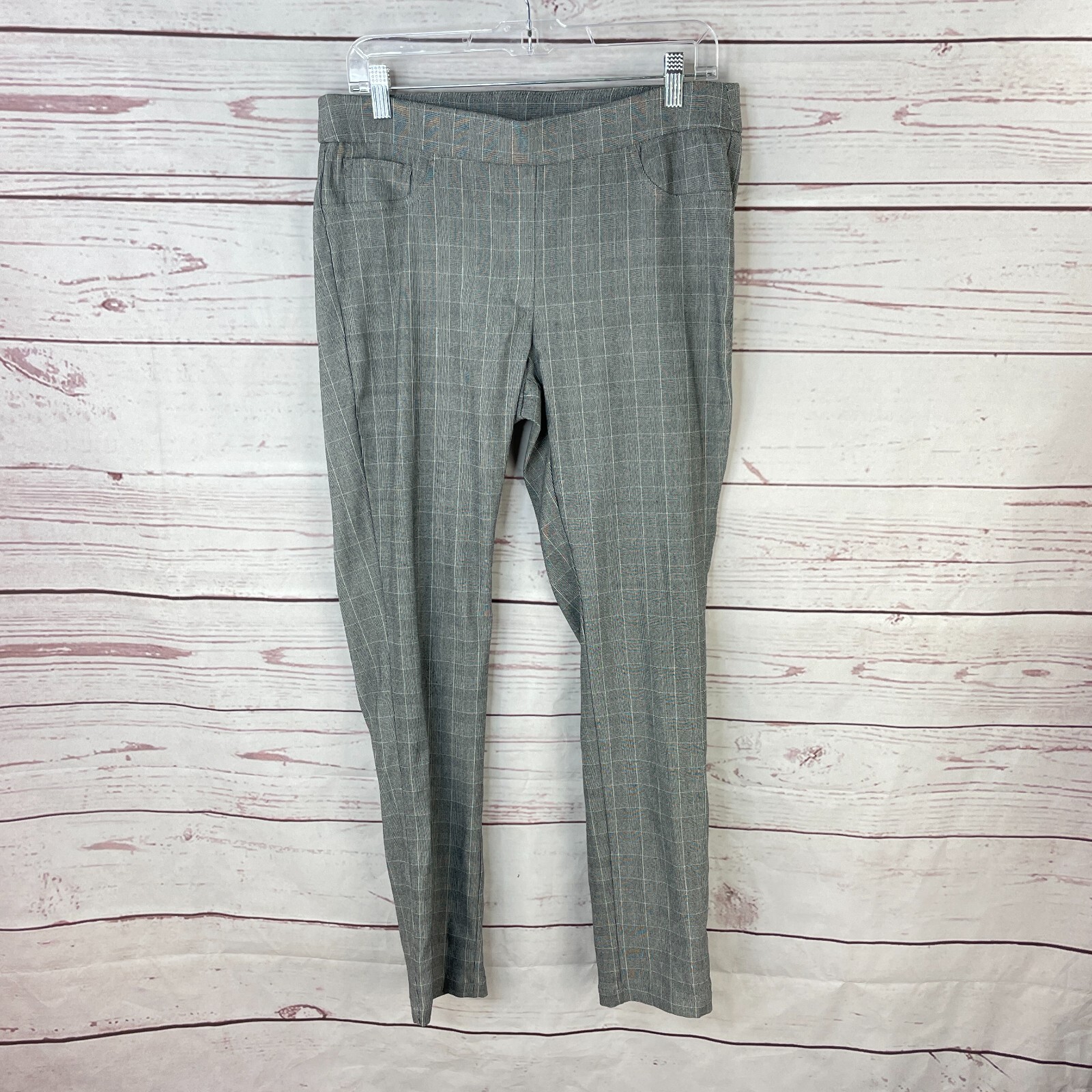Jones New York Black White Square Print Skinny Pants Womens Jones New York Black White Square Print Skinny Pants Womens