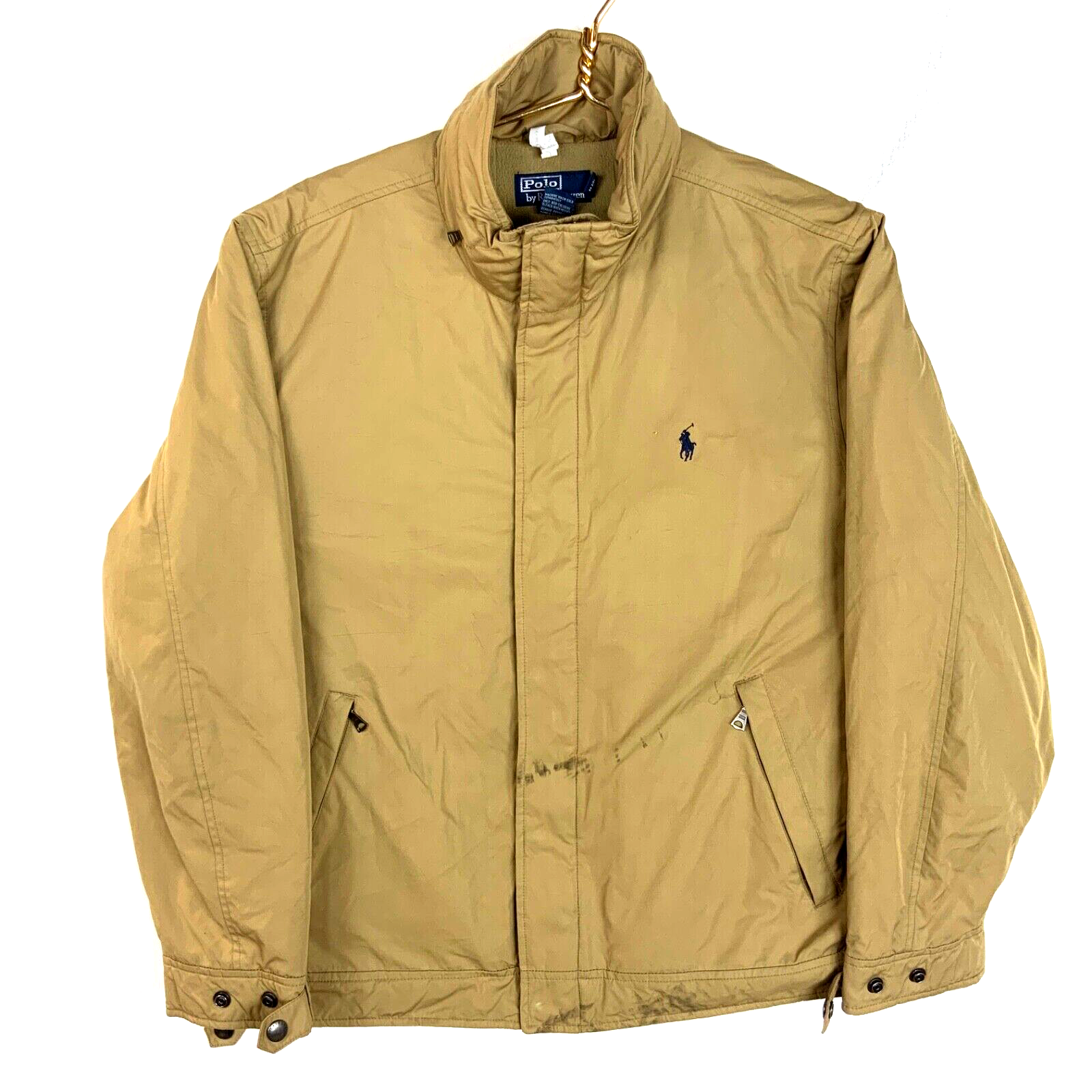 Vintage Polo Ralph Lauren Jacket Large Brown Fleece Lined Vintage Polo Ralph Lauren Jacket Large Brown Fleece Lined