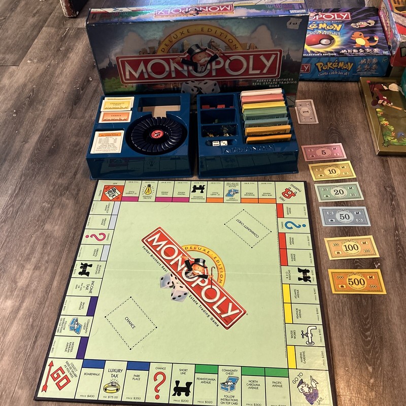 Monopoly: Deluxe Edition (1995) Board Game – Board Game Guys