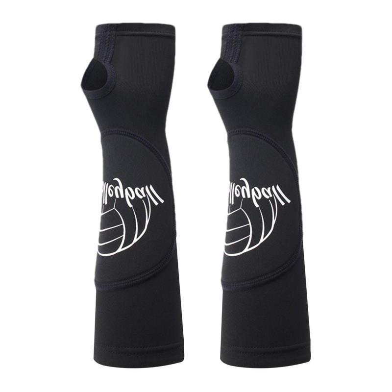 Elbow Arm Guards Sleeve Volleyball Wrist Guard and Compression Sleeves ...